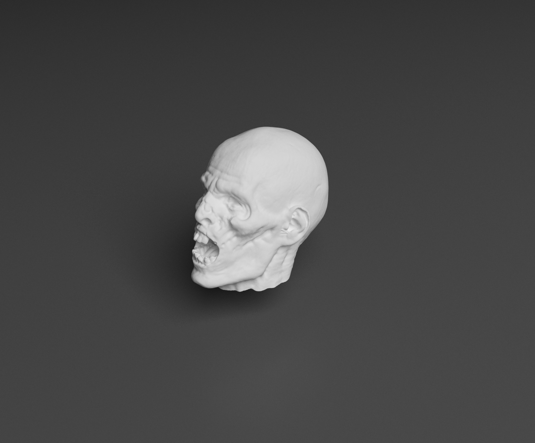 STL file HYPEREALISTIC ZOMBIE 🧟 ・3D printer design to download・Cults