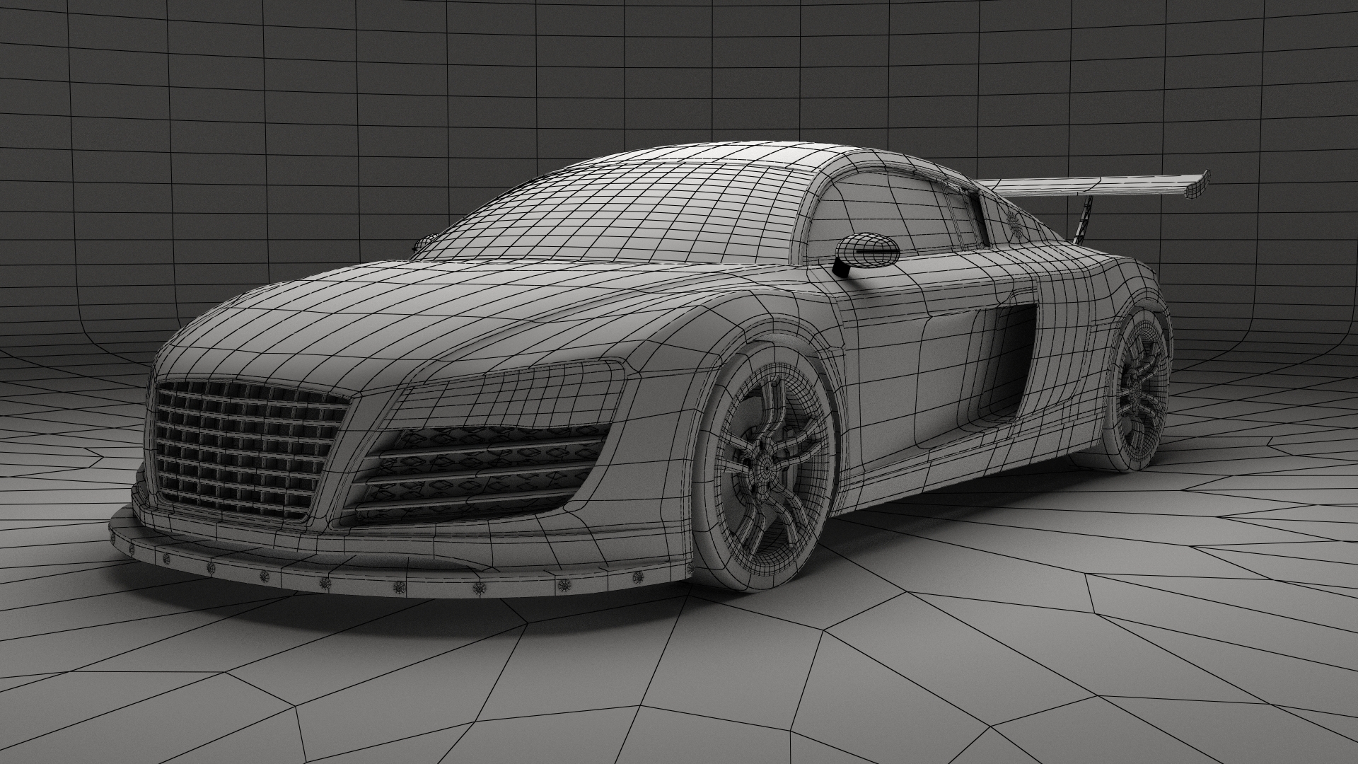 3D file Audi R8 2008 3D Model 🚗 ・3D printer model to download・Cults