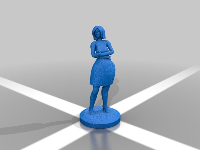 ♀️ Female model standing 2・Free STL File for ・Cults