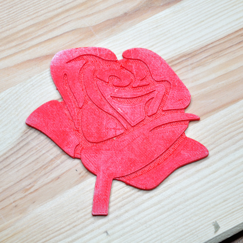 3D file Relief of a rose 🌹 ・Template to download and 3D print・Cults