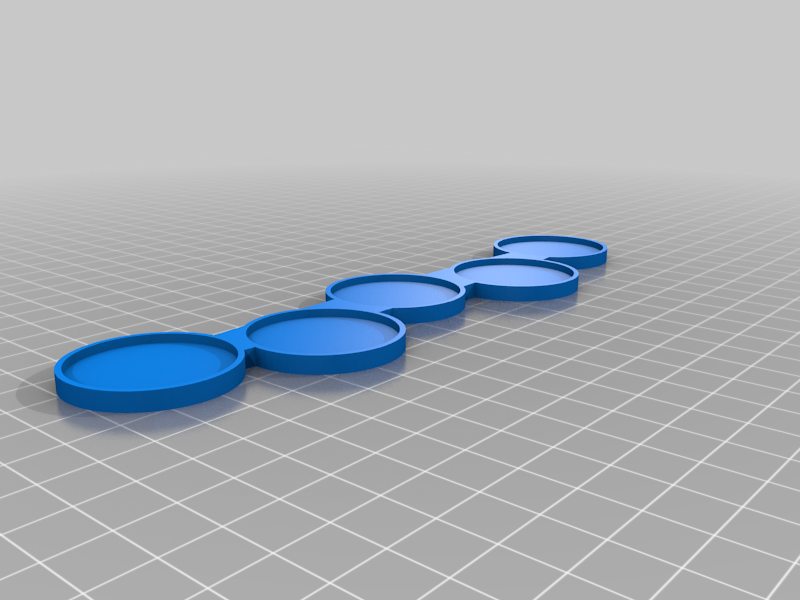 Free STL file Movement tray 32mm round x 5 ⚔ ・Model to download and 3D ...