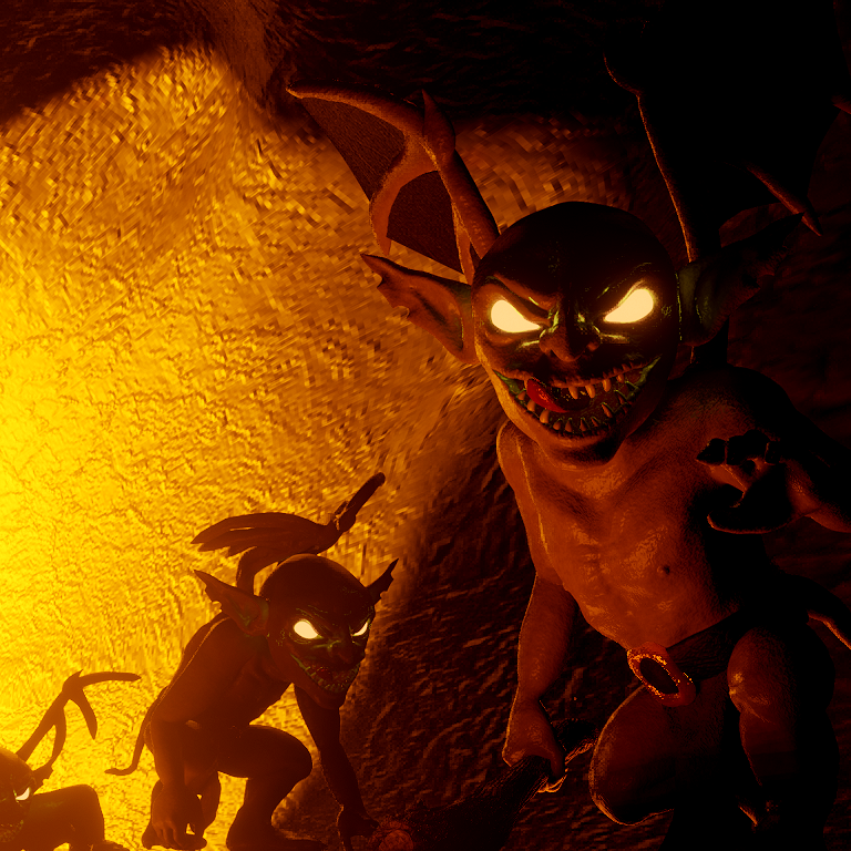 Free STL file small winged demon 🤏 ・3D printable object to download・Cults