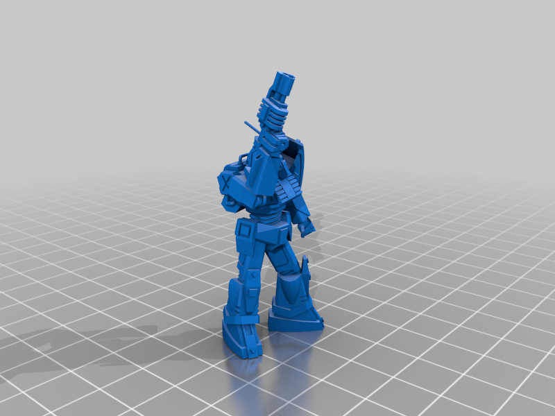 🎲 American Mecha - Bushman/Bushmaster mech・Free STL File for ・Cults
