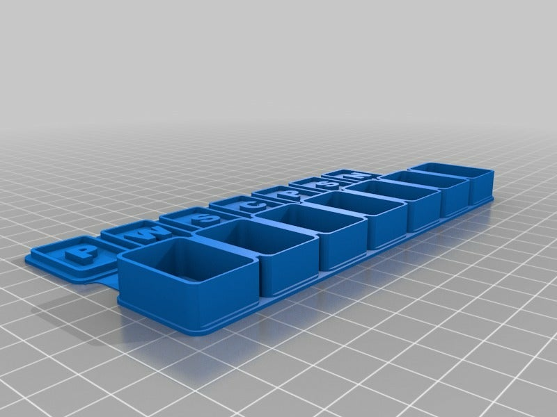 Free STL file Pillbox - Pill organizer (Polish Version) 💊 ・3D printable ...