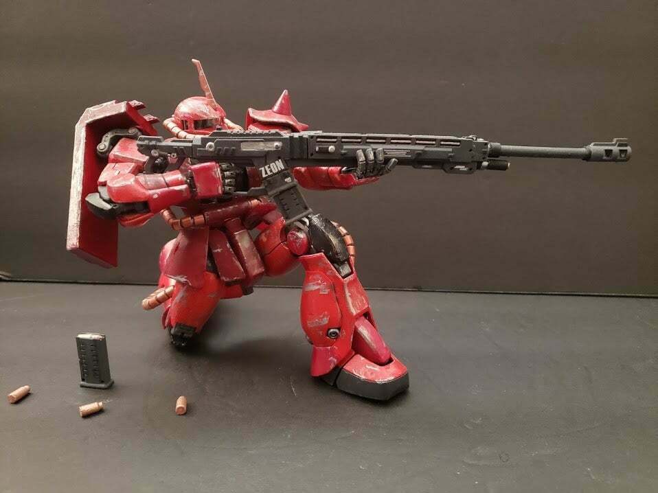 🤖 1/100 Gundam Zaku Anti Ship Rifle・Free STL File for ・Cults