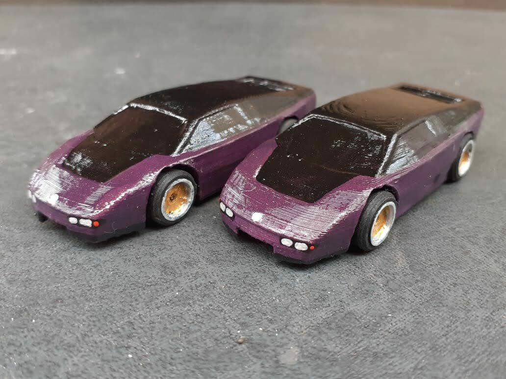🚗 Dodge M4S Turbo Interceptor The Wraith 1/64・ STL File for ・Cults