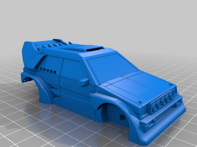 🚗 SUBARU JUSTY J12 AWESOME RALLY GROUP B CAR・Free STL File for ・Cults