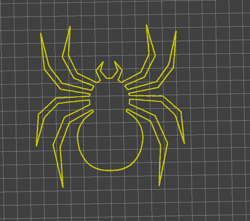 Free 3D file Spider outline 🕷️・Model to download and 3D print・Cults