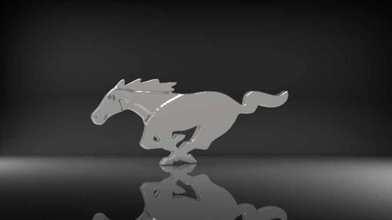 🚙 ford mustang logo : high quality・ STL File for ・Cults