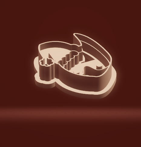 STL file cookie cutter stamp dingo 🍪 ・3D printer model to download・Cults