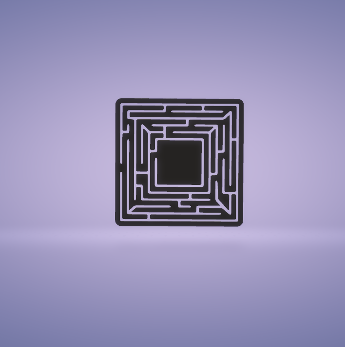 STL file wall decor maze form set 🟣 ・3D print design to download・Cults