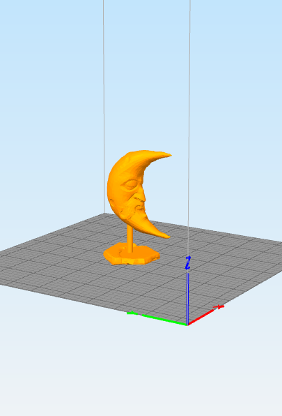 STL file moon statue 🌙 ・Model to download and 3D print・Cults