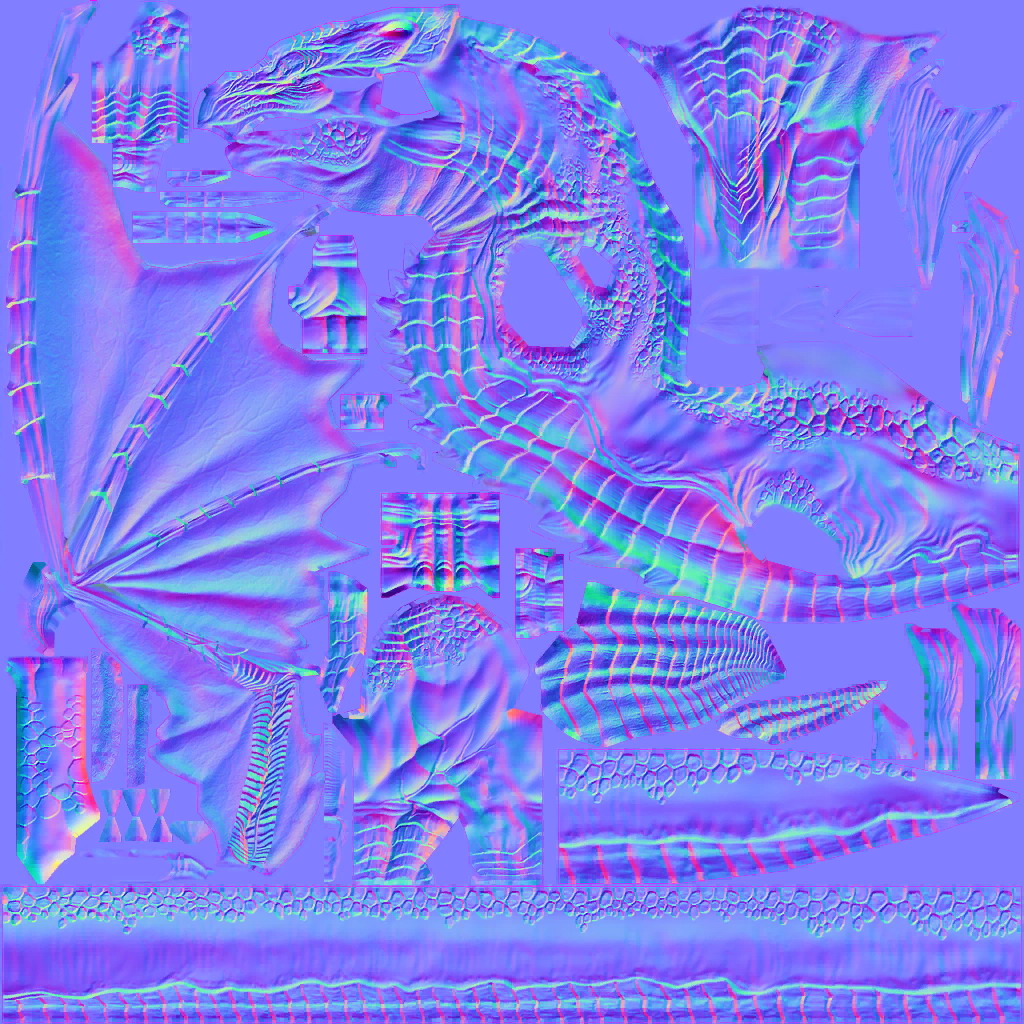 🐉 dragon・ OBJ File for ・Cults