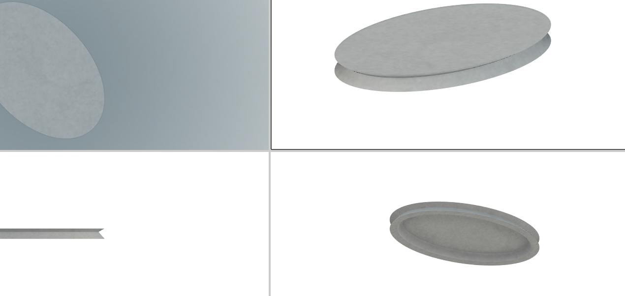Free STL file oval base 3pcs 🎲 ・Template to download and 3D print・Cults