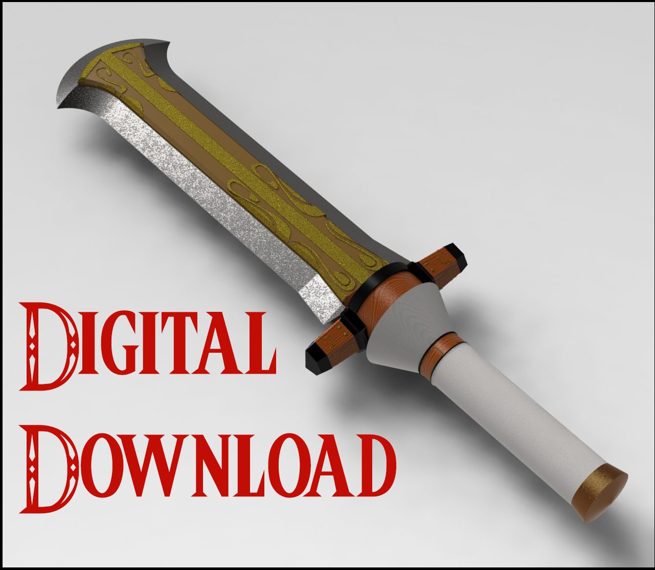 🗡️ Ganondorf Sword From Super Smash Bros Ultimate・ 3D File for ・Cults