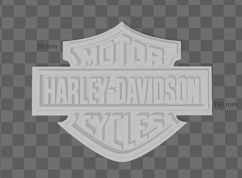 Free STL file Harley-Davidson Motor Cycles Brand Logo 🏍️・3D printing ...