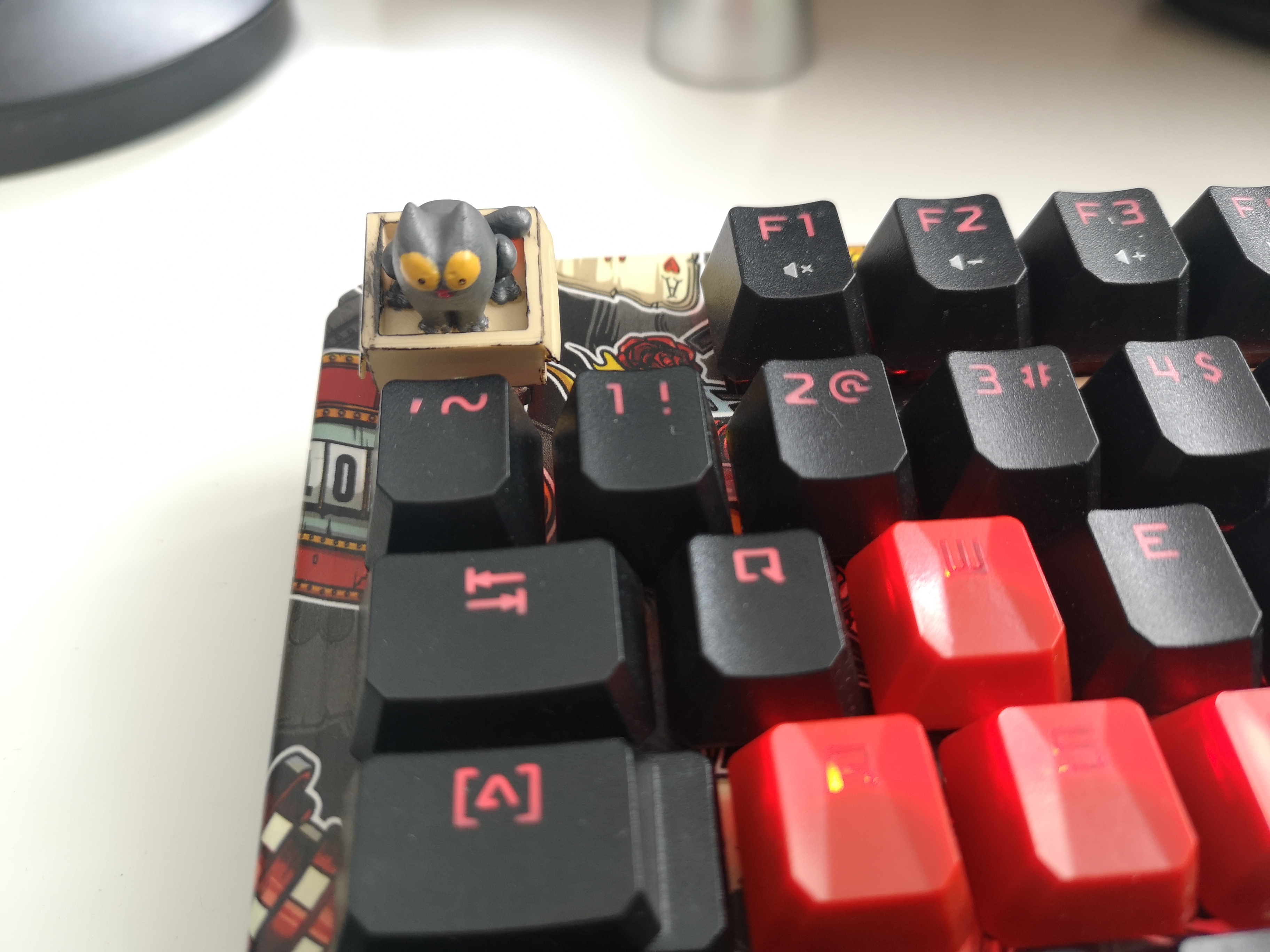 STL-Datei Katze simson keycap 🎲 ・3D-druckbares Design zum Herunterladen ...