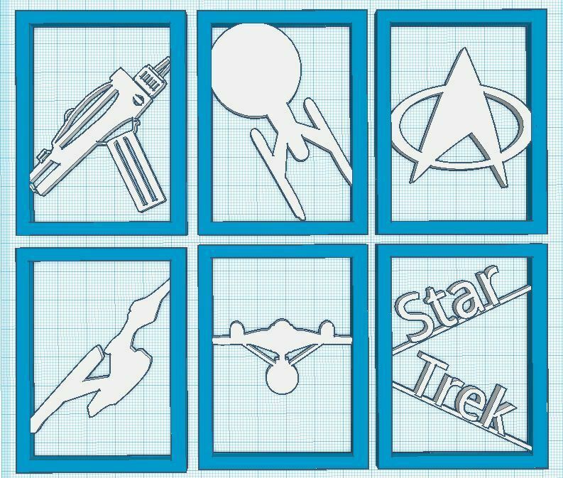 🏮 Holiday Lantern - Star Trek Panels・Free 3D File for ・Cults