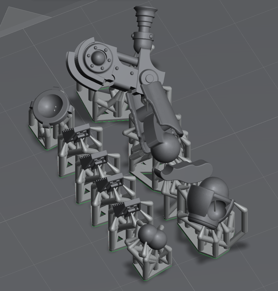 🎲 Poseable Robotic Legs for Indentured Cyborgs (w/ Pre-Supports)・Free ...