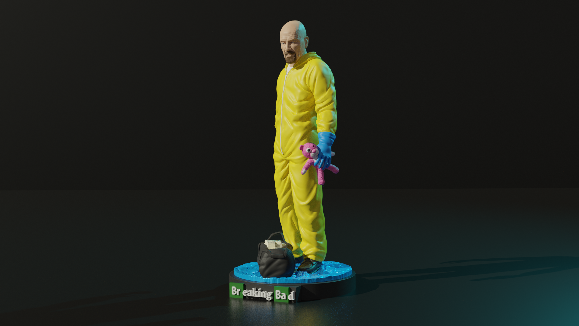 STL file WALTER WHITE BREAKING BAD 3DMODEL SABIOPRODS 3D print model 🗿 ...