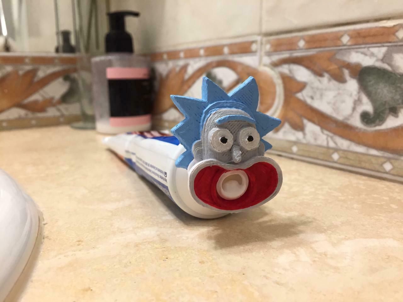 STL file Rick Sanchez toothpaste 🍝 ・Model to download and 3D print・Cults
