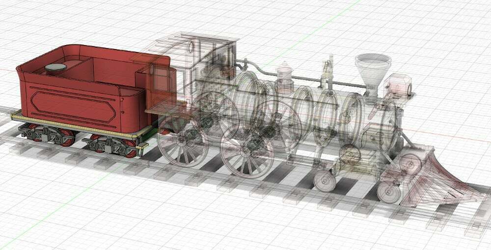 Free STL file Steam Engine Train Leviathan Tender 😤 ・3D print design to ...
