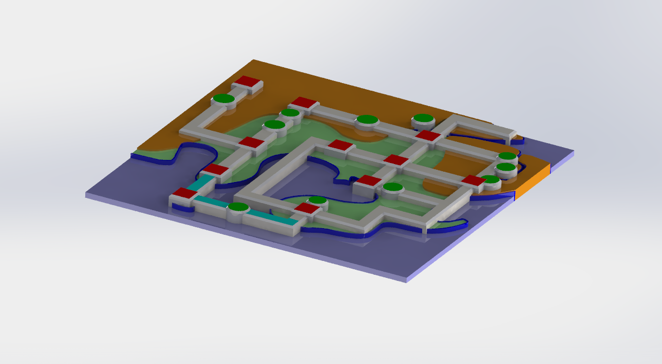🗺️ Pokémon Red - Blue - Yellow Map・Free STL File for ・Cults