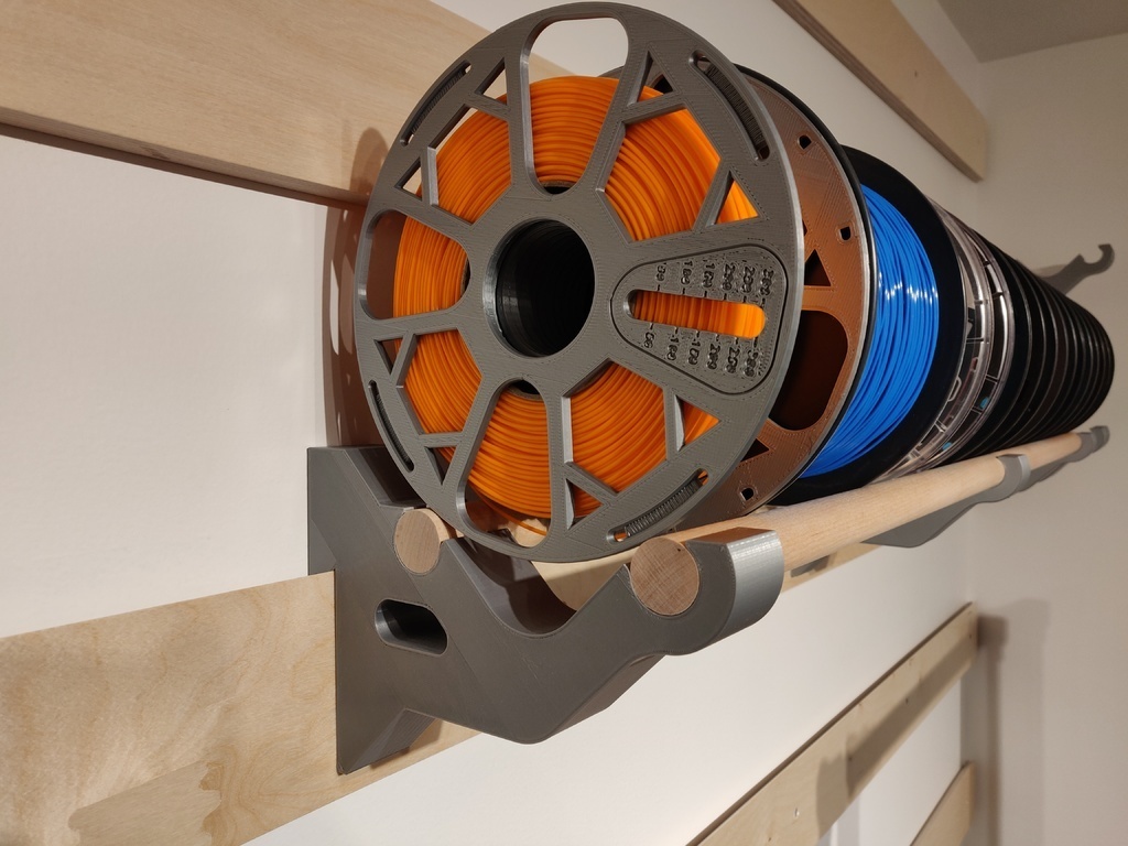 🪢 Filament Shelf Remix (French Cleat)・文件用于 免费 STL ・Cults