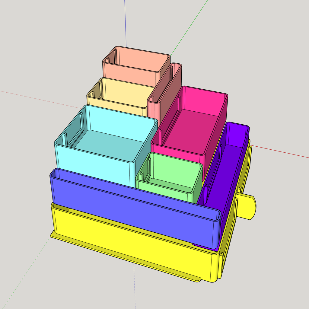 Free STL file Modular Drawer 🏠 ・3D printing idea to download・Cults