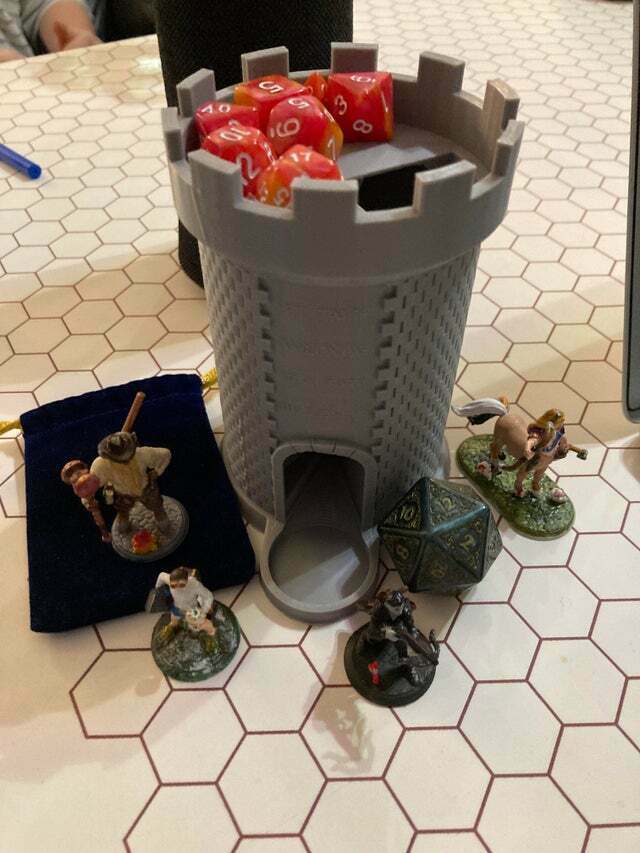 🎲 DnD Dice Tower・Free STL File for ・Cults
