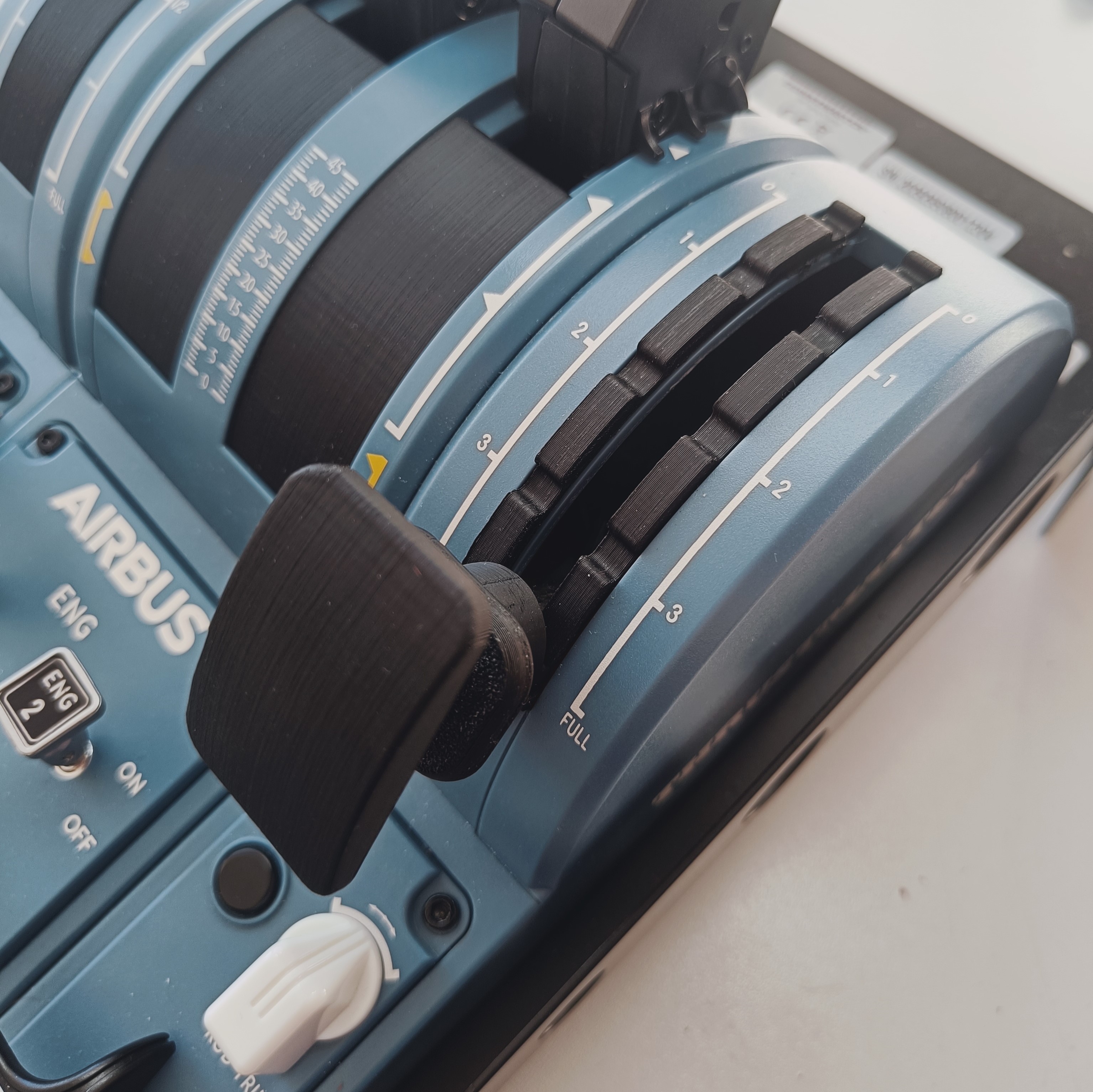 ️ Working A320 Flap Lever for TCA Quadrant - Flight Simulator ...