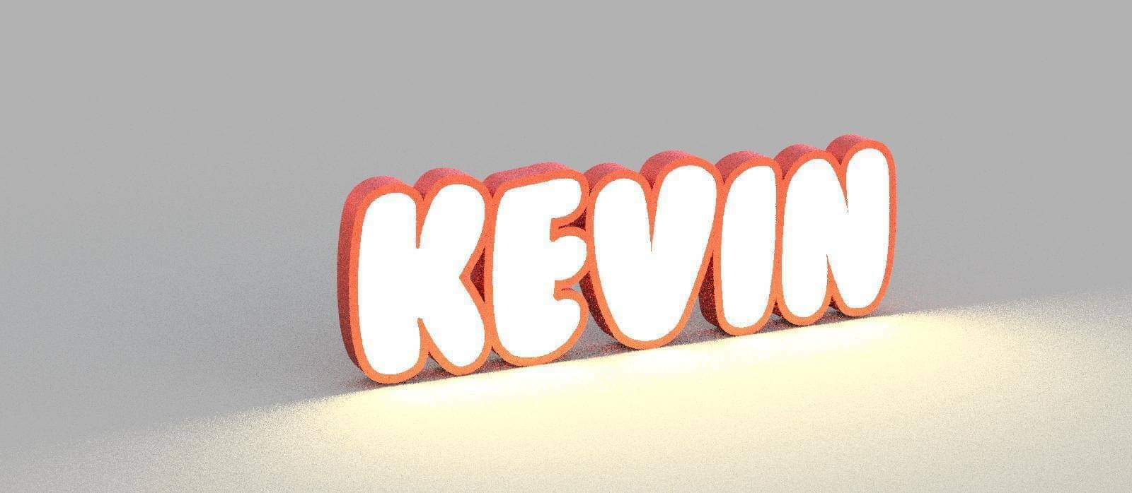 Archivo STL Kevin y Gorka letrero luminoso 👽 ・Idea de impresión 3D para ...