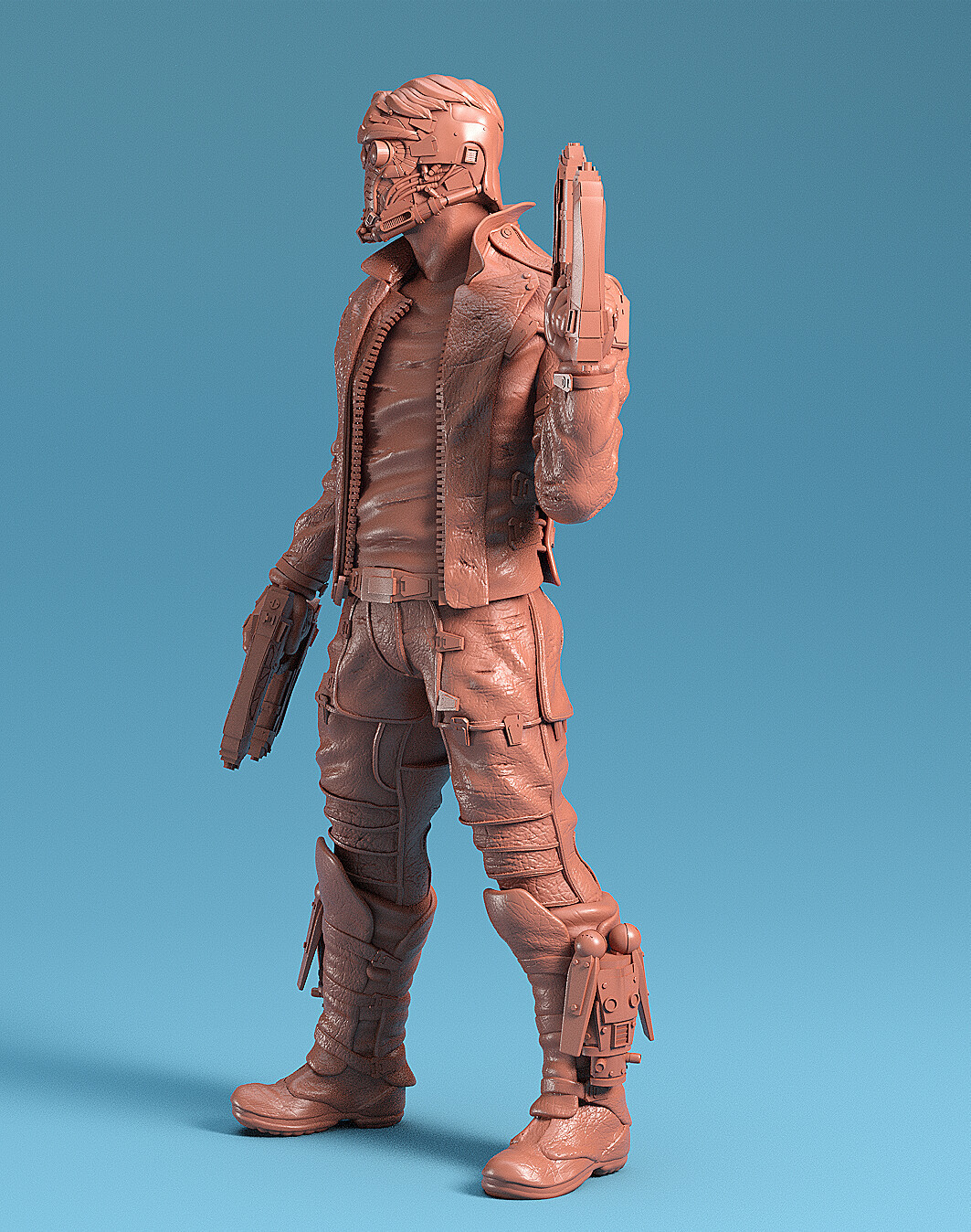 3D file Star-Lord Starlord Guardians of the Galaxy marvel 3d print 👫 ...