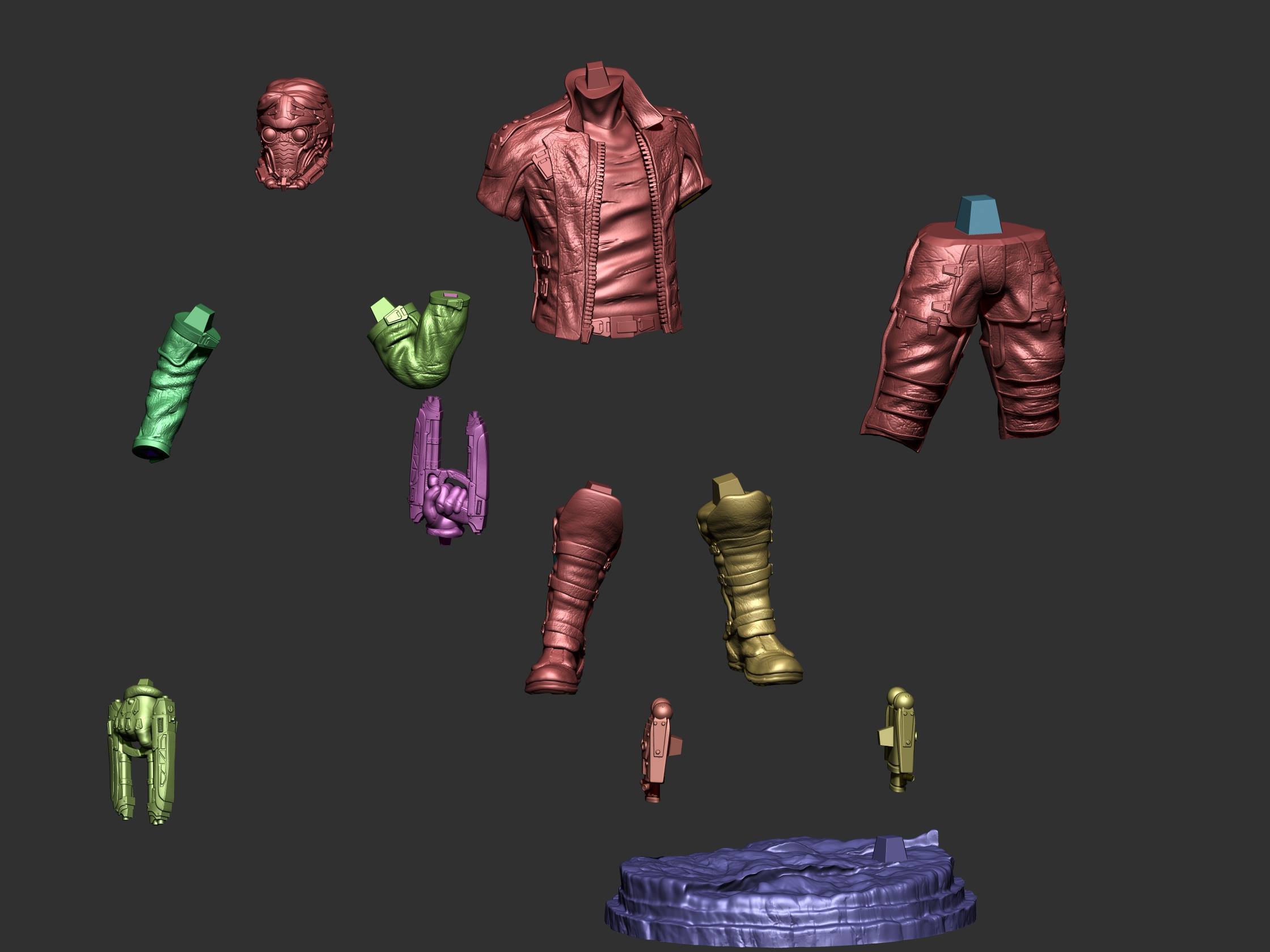 👫 Star-Lord Starlord Guardians of the Galaxy marvel 3d print・ 3D File ...