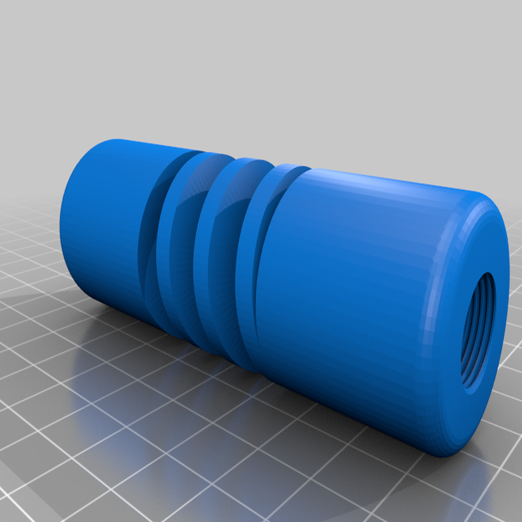3D-Datei Airsoft Thread Schalldämpfer Schalldämpfer mit 14mm CCW ...