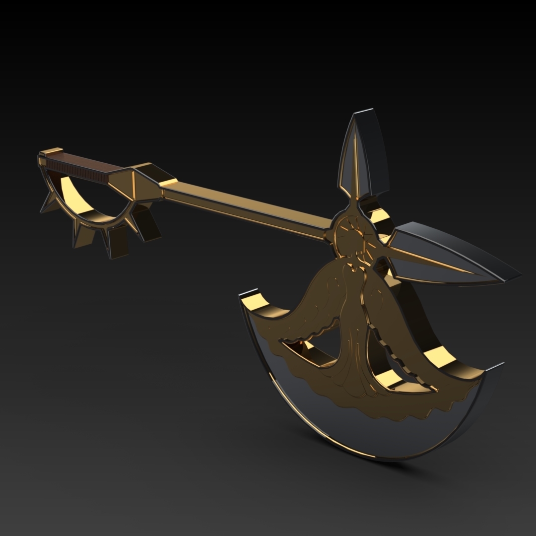 STL file Escanors Divine Axe Rhitta keychain 3D print model 🪓 (3MF)・3D ...