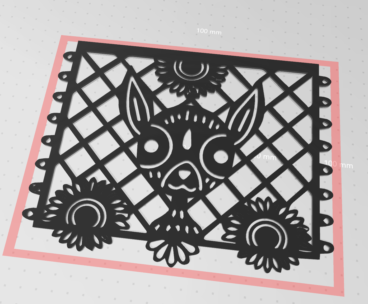 STL file Day of the Dead Papel picado 😵 ・3D printer design to download ...