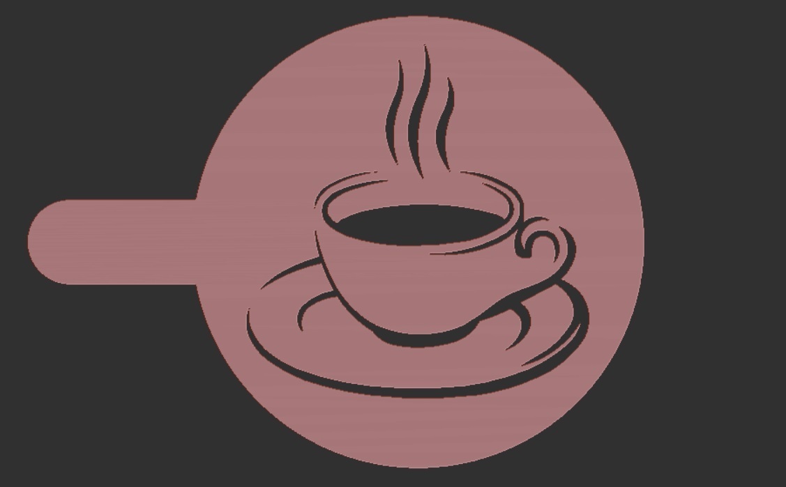 Archivo STL Pack Stencil Cafe 👽 ・Diseño de impresora 3D para descargar ...