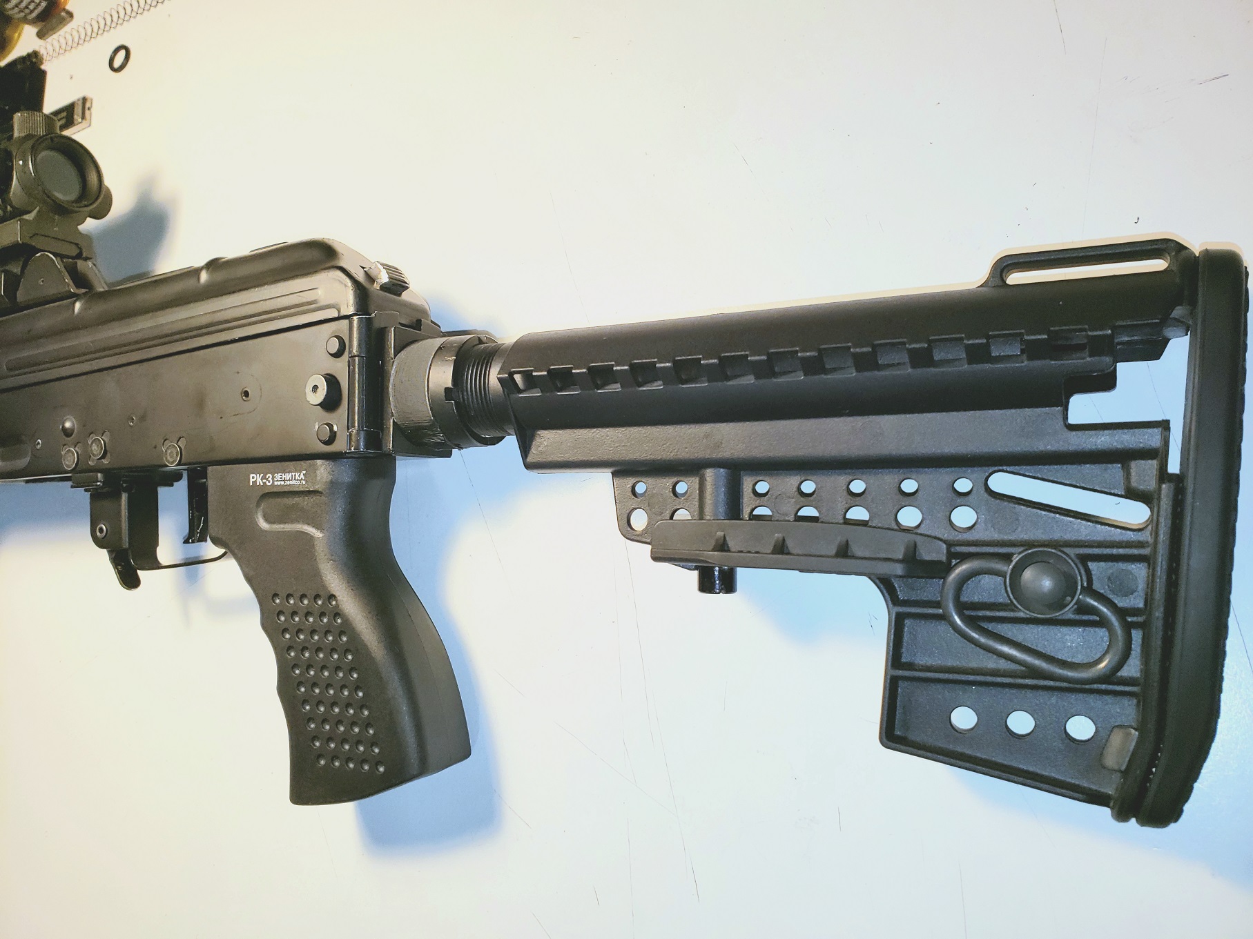🔫 M4 Buffer Tube Adapter for CYMA AKS74U・ STL File for 3D printing・Cults