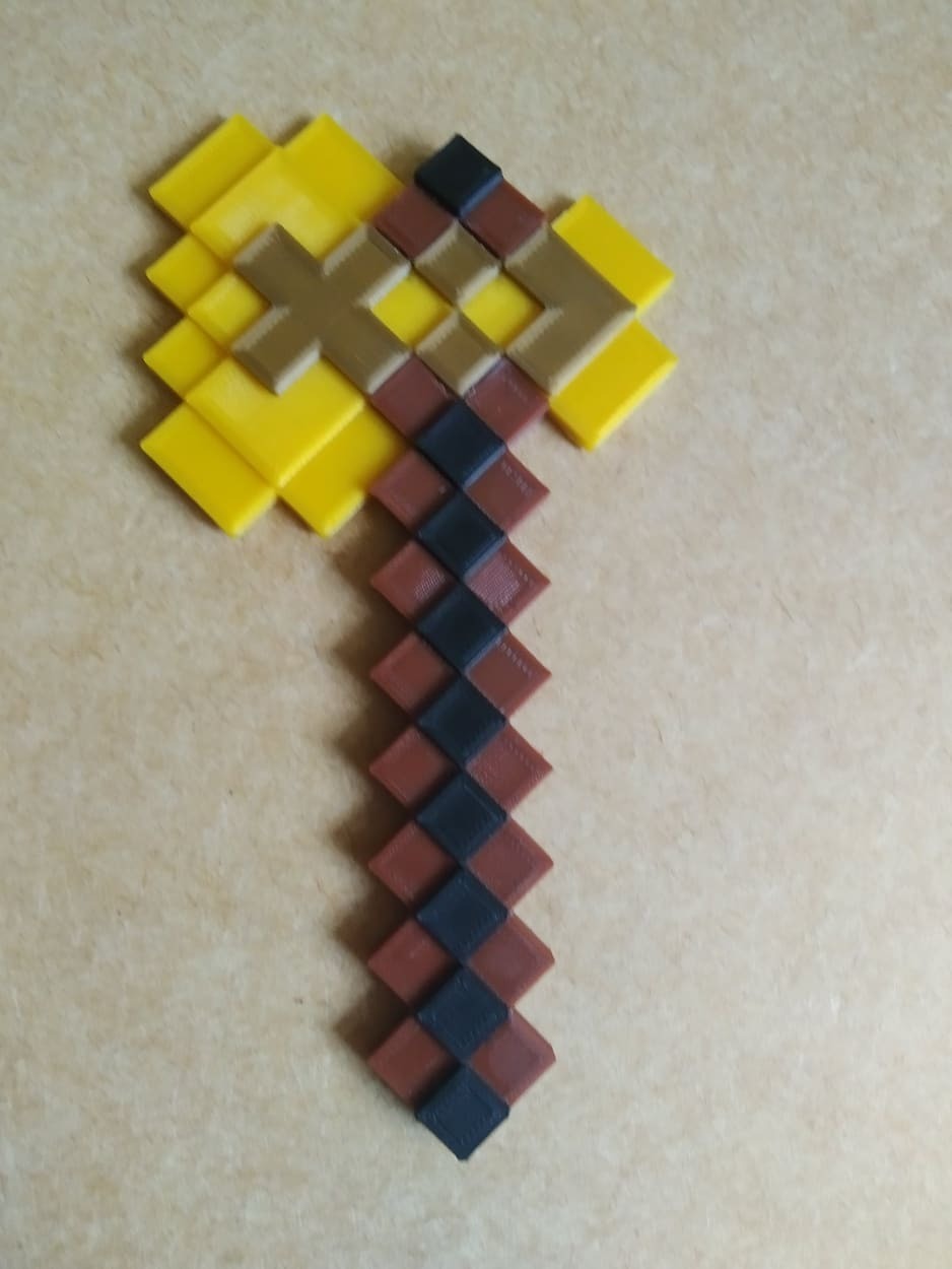 🪓 Minecraft hacha・Archivo 3D Gratis para ・Cults