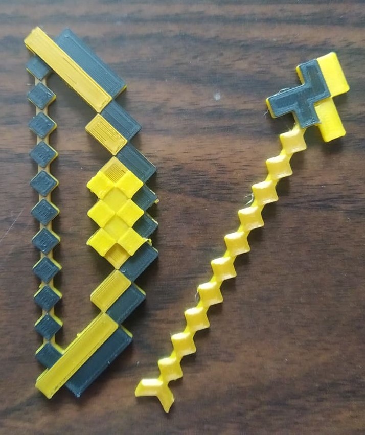 Imprimible en 3D Minecraft arco • hecho con ENDER 3 PRO・Cults