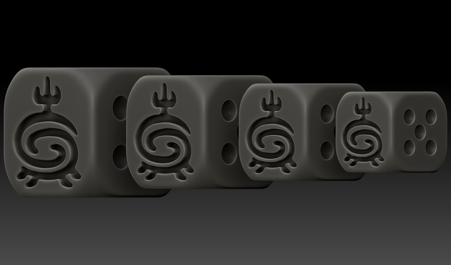 3D file Deepkin Dice Set. 🎲 ・3D print object to download・Cults