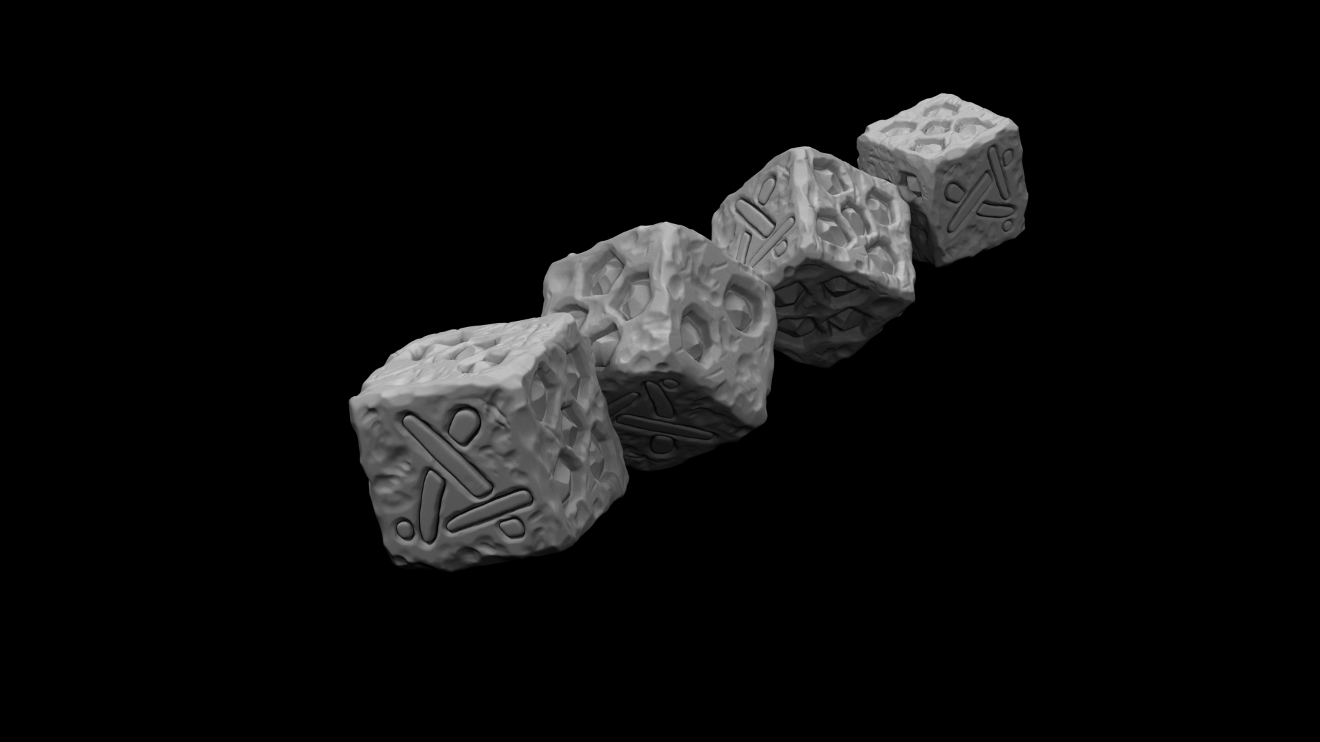 3D file Rat Dice Set. 🐀 ・3D printing design to download・Cults