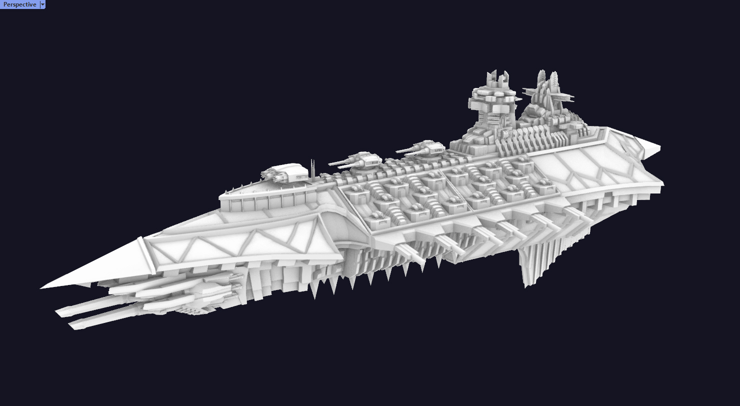 🎲 BFG Chaos Heavy Cruisers・ STL File for 3D printing・Cults