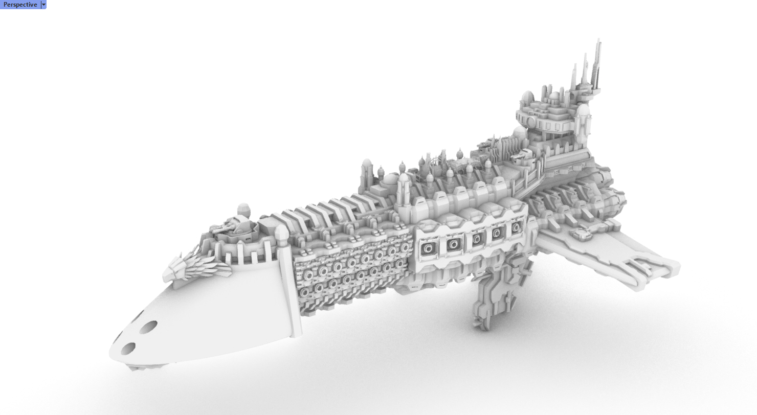 🎲 Imperial Rogue Trader Cruiser・ STL File for ・Cults
