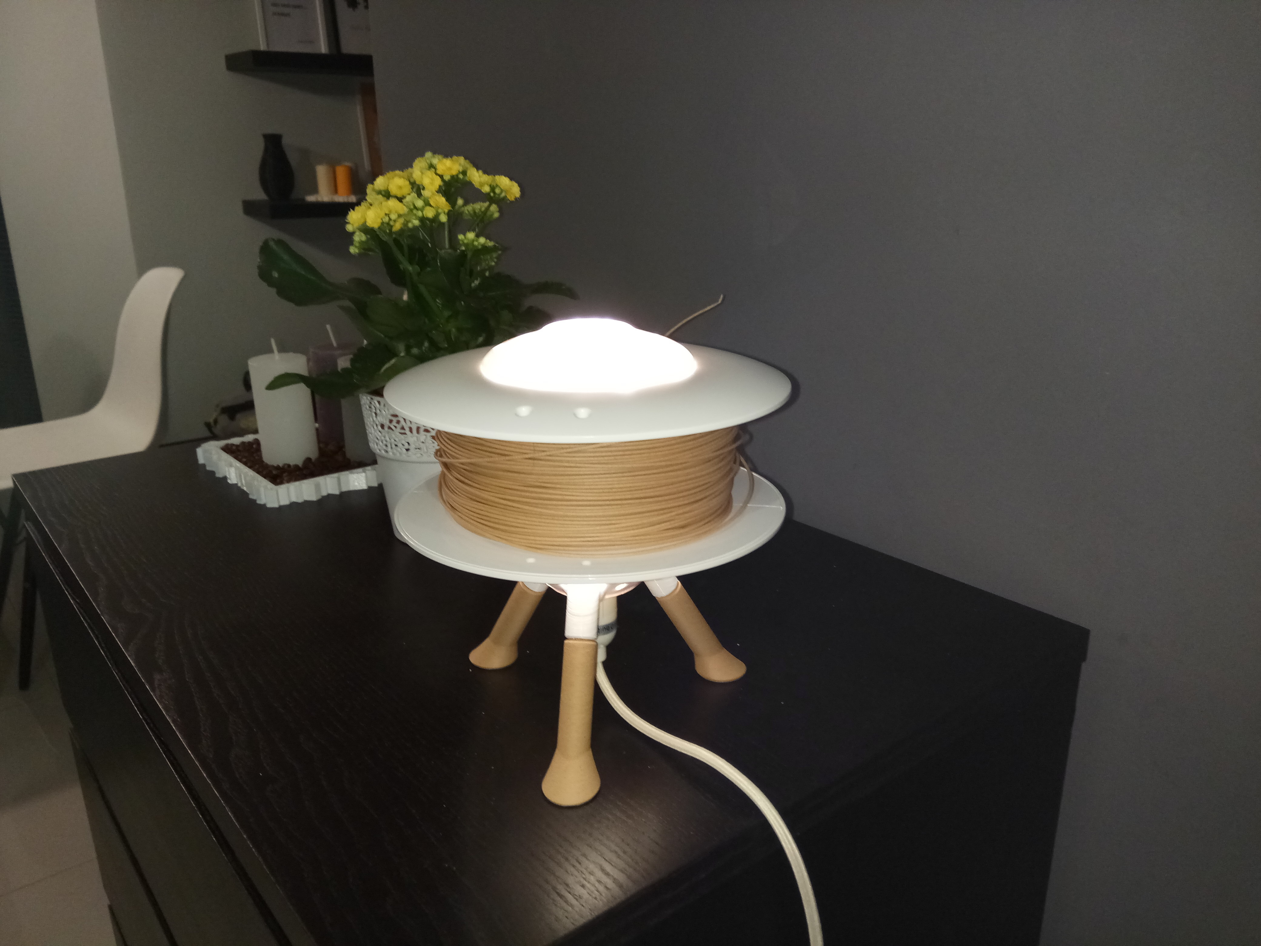 🔦 Spool lamp・ STL File for ・Cults