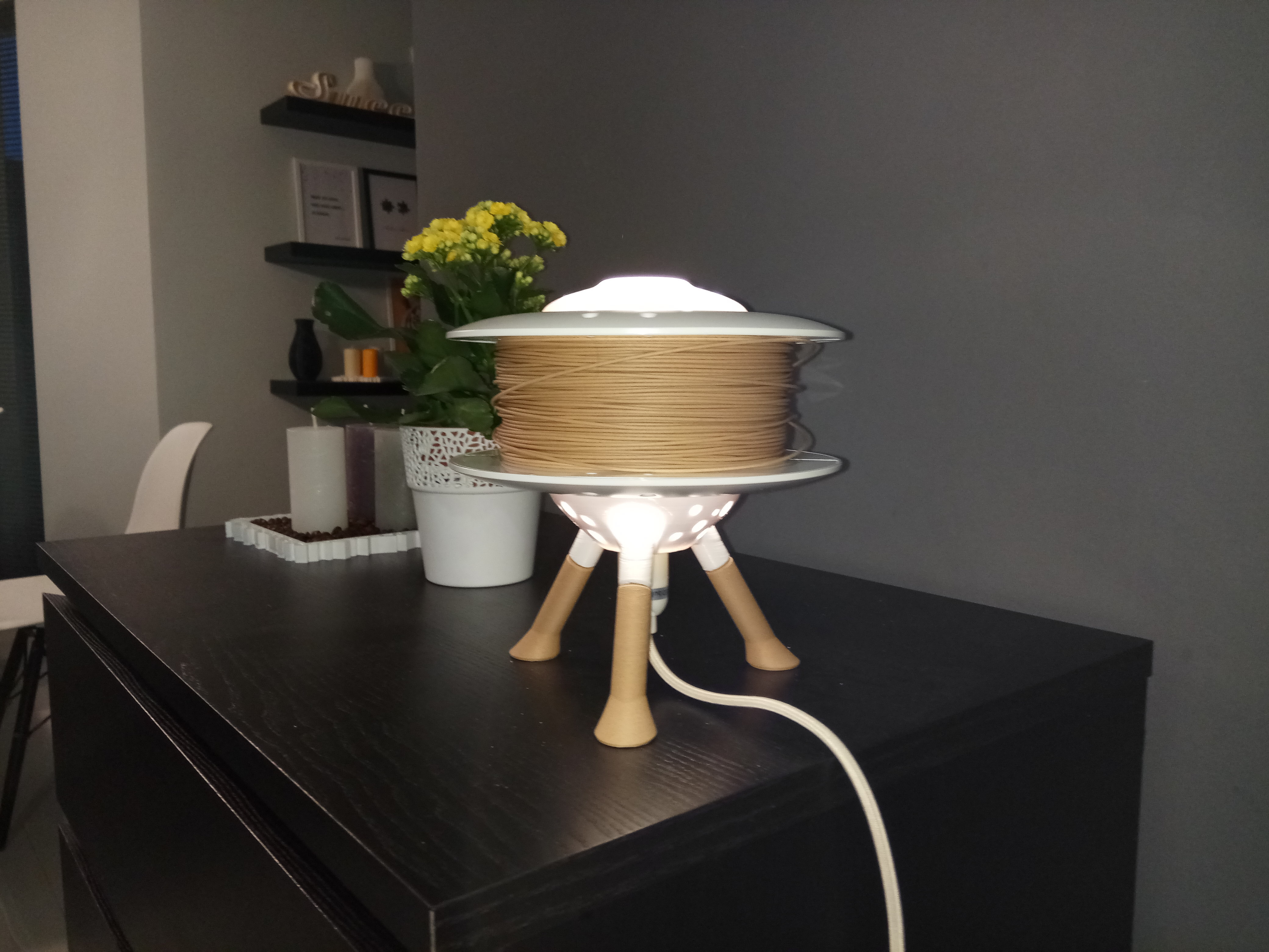 🔦 Spool lamp・ STL File for ・Cults