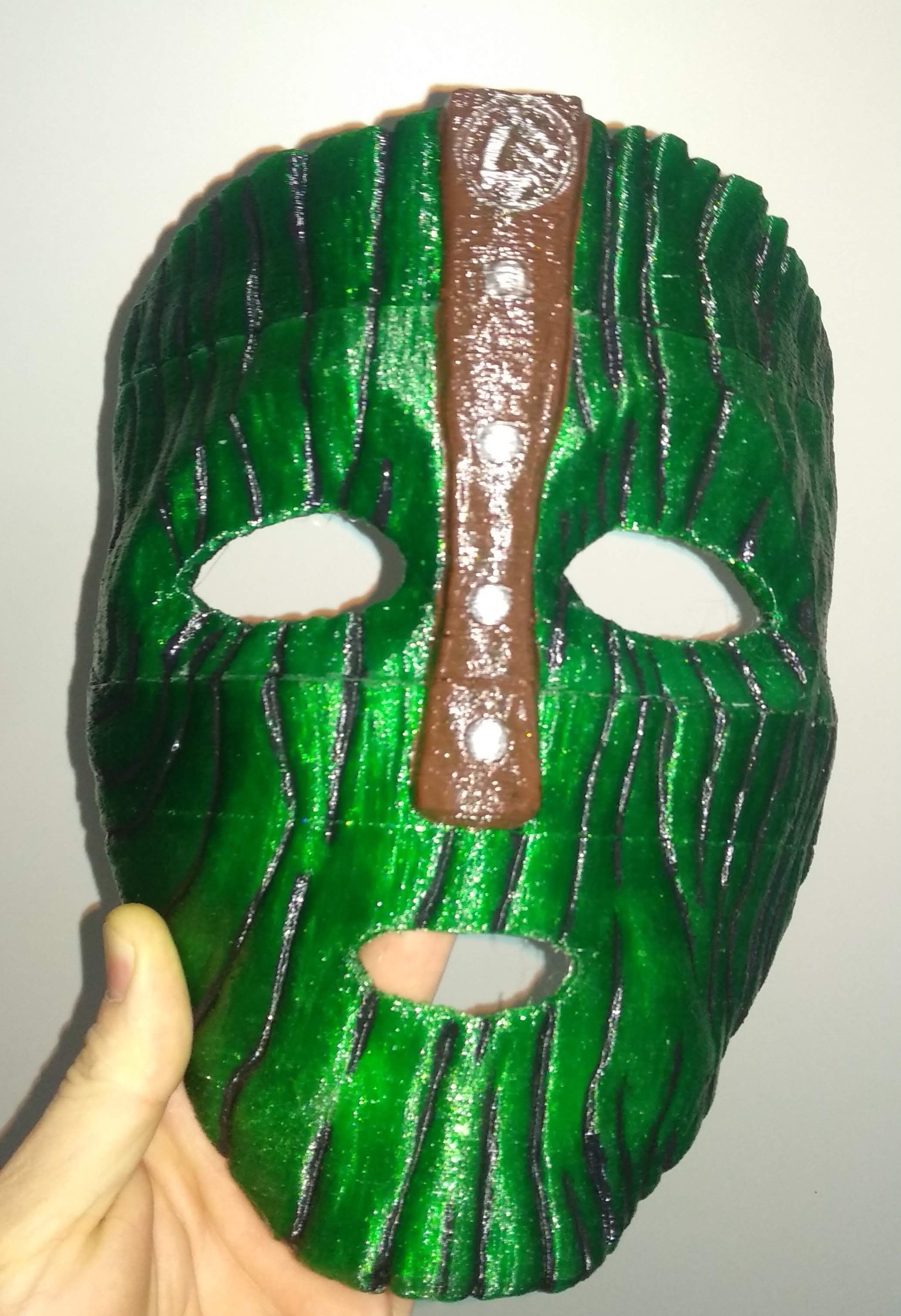 3D printed Loki mask from the movie "The Mask"・Cults