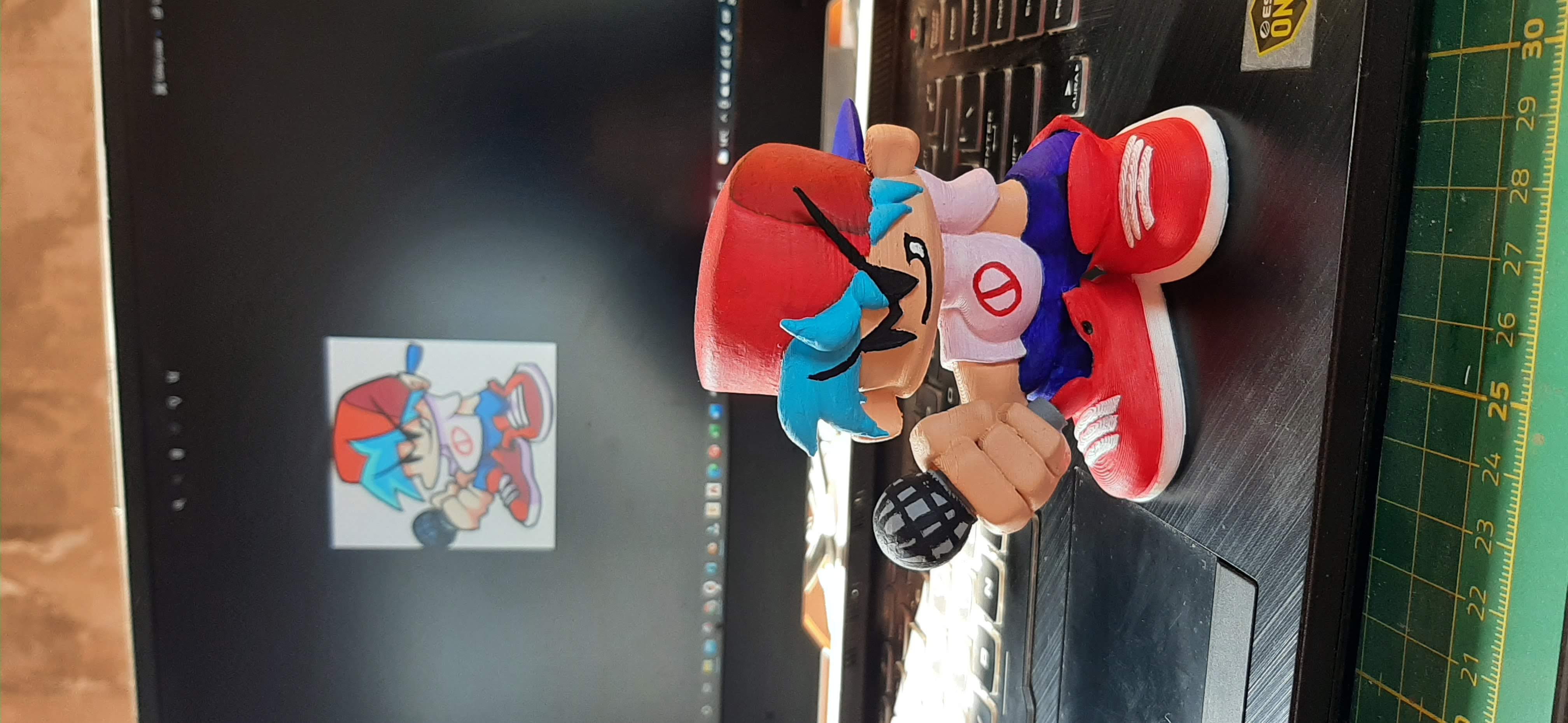 Free STL file Boyfriend by Friday Night Funkin' (BF from FNF) 🚗 ・Model ...