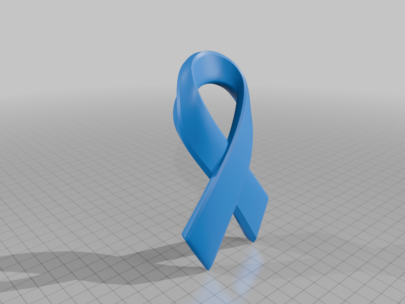 ♋ Ruban du cancer du sein・Fichier STL Gratuit pour Impression 3D・Cults